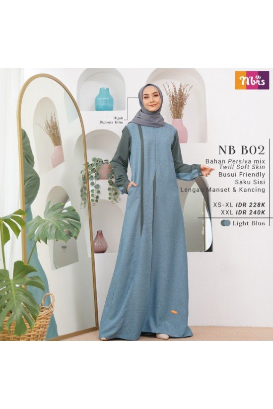 NIBRAS Gamis Dewasa NB B B02 - BLANJA.ID